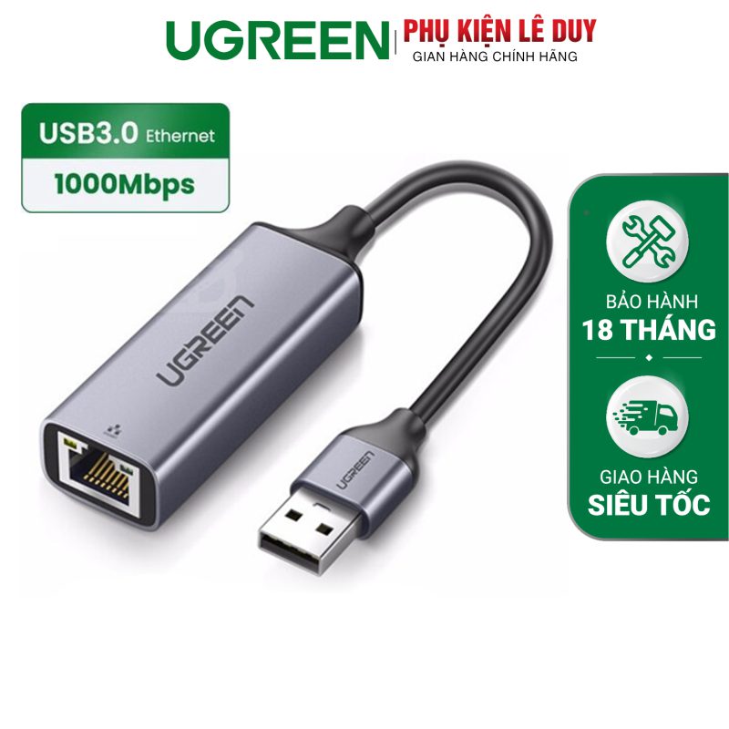 Ugreen 20254 - Cáp Chuyển USB 2.0 Sang Lan (RJ45) Tốc độ 10/100Mbps ...